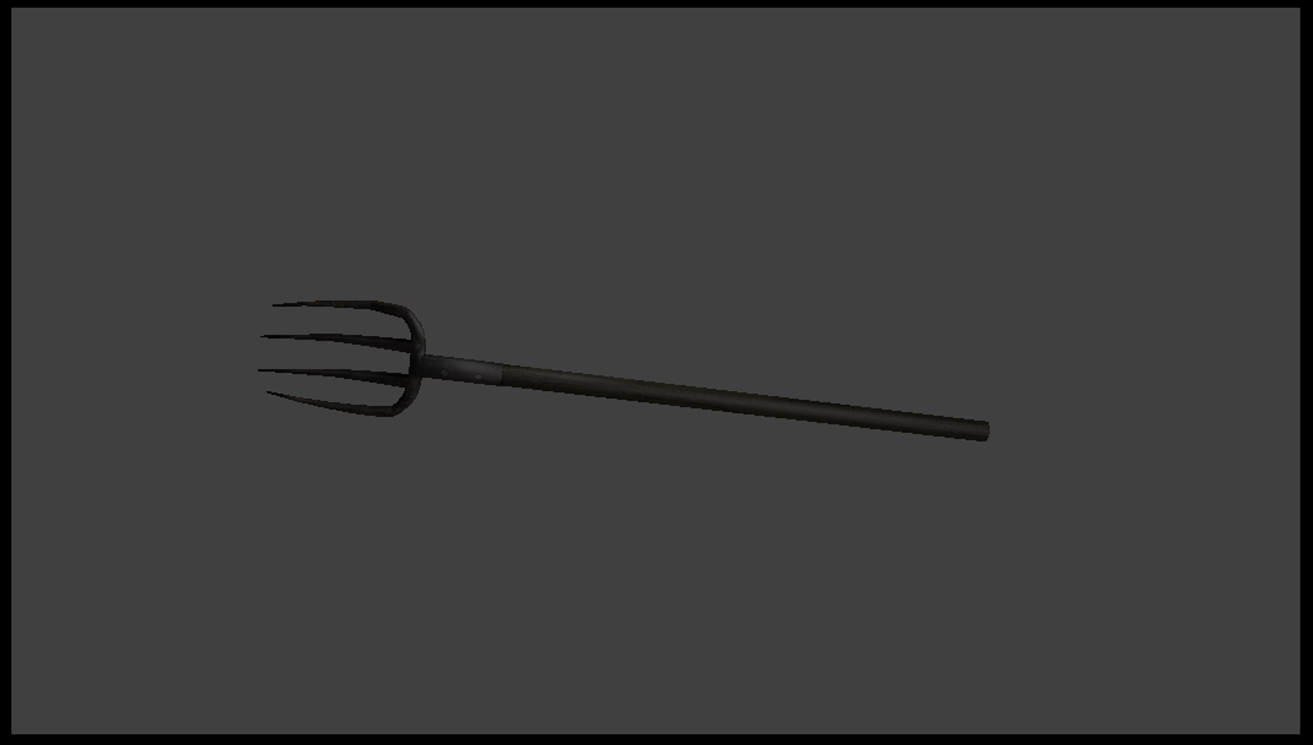 pitchfork 3d model