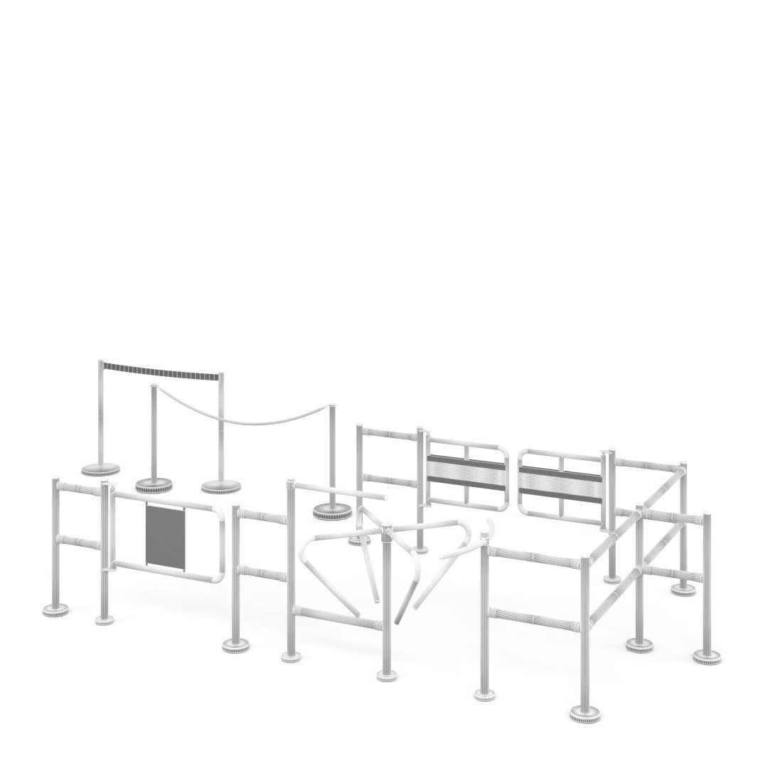 Crowd Control 3D Model - TurboSquid 1278608