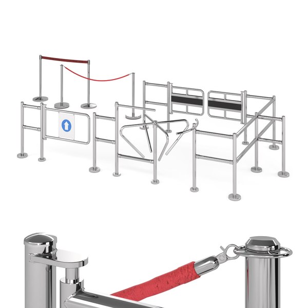 3D Stanchion Models | TurboSquid