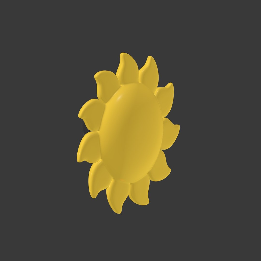 Cartoon Sun 3D - TurboSquid 1591696