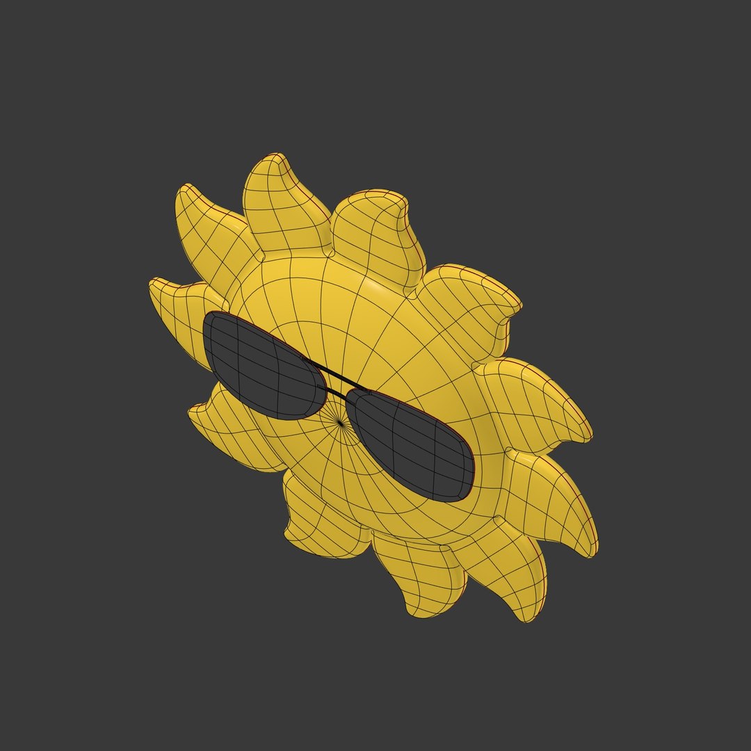 Cartoon Sun 3D - TurboSquid 1591696