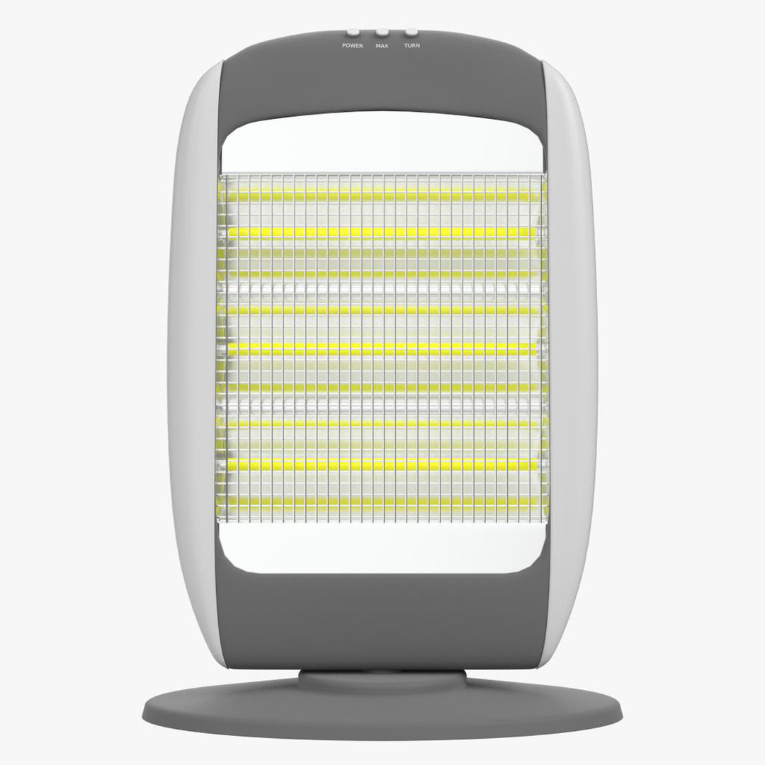 3D halogen heater model - TurboSquid 1362532