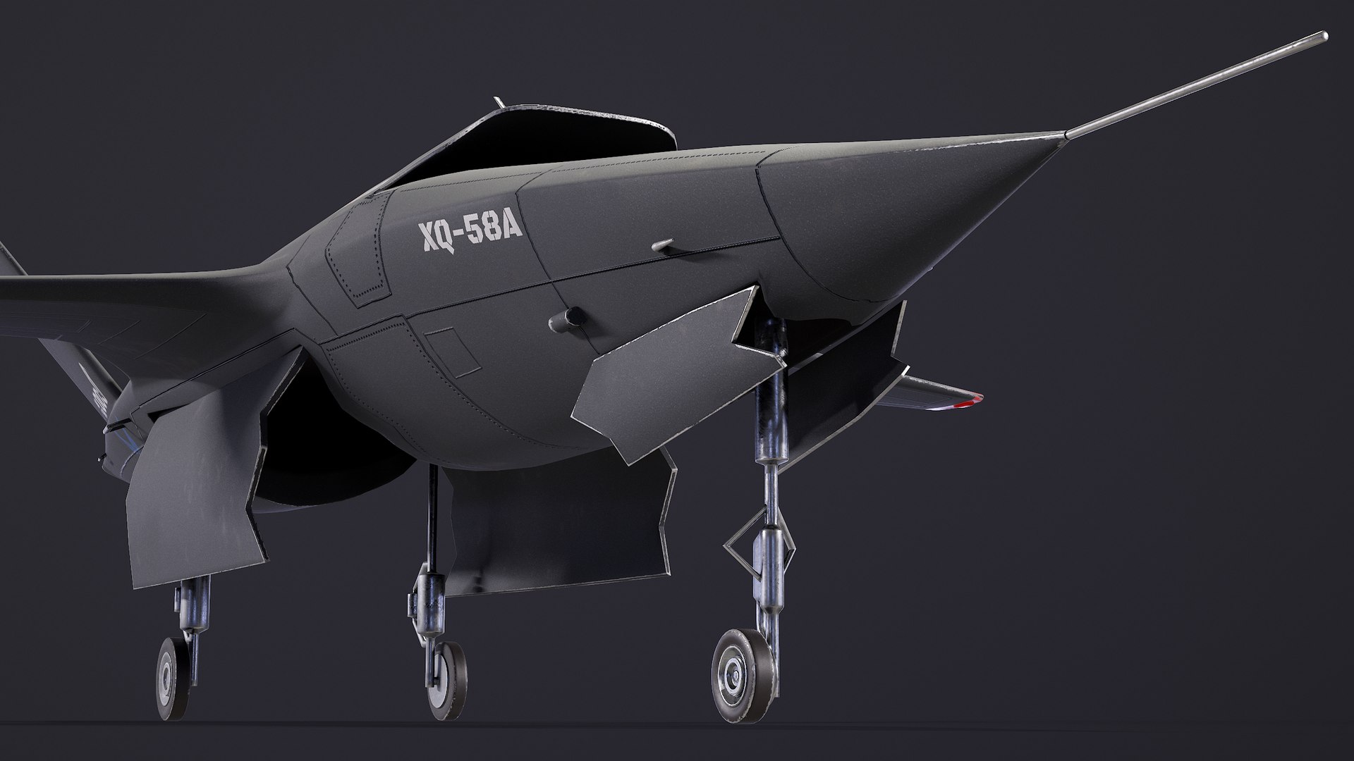 XQ-58 Valkyrie Kratos Military Drone 3D Model - TurboSquid 1778718