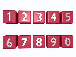 Number 3D Models for Download | TurboSquid