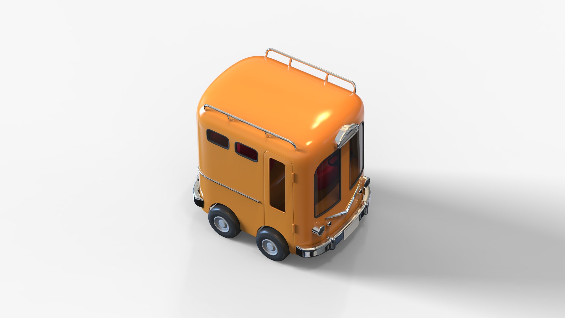 3D Cartoon Bus Model - TurboSquid 2241122