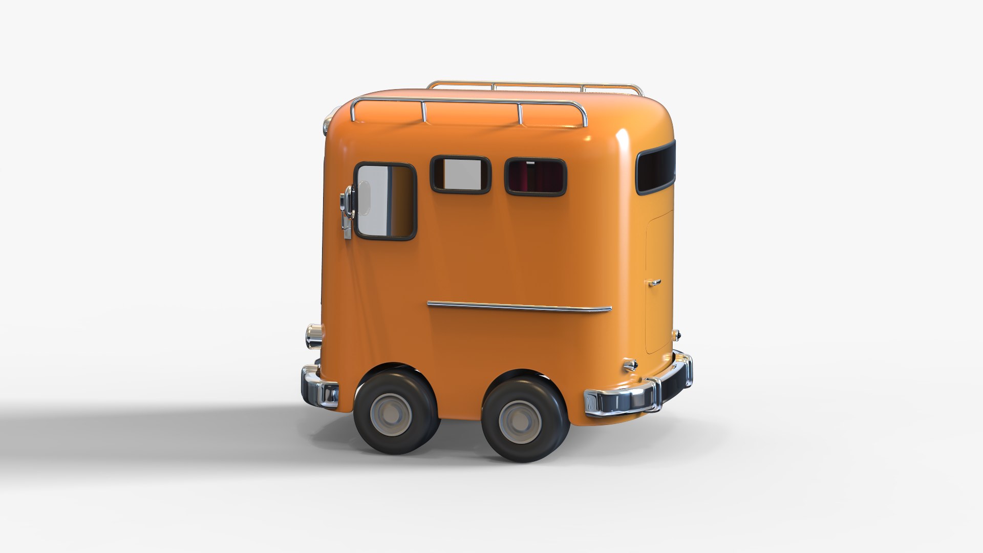 3D Cartoon Bus Model - TurboSquid 2241122