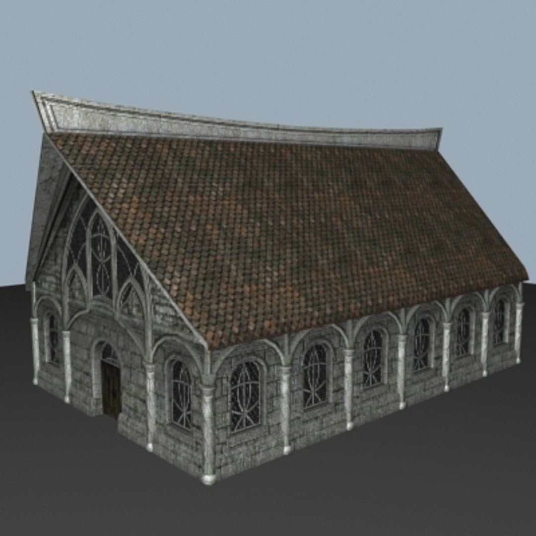Medieval Fantasy Buildings 3d Model
