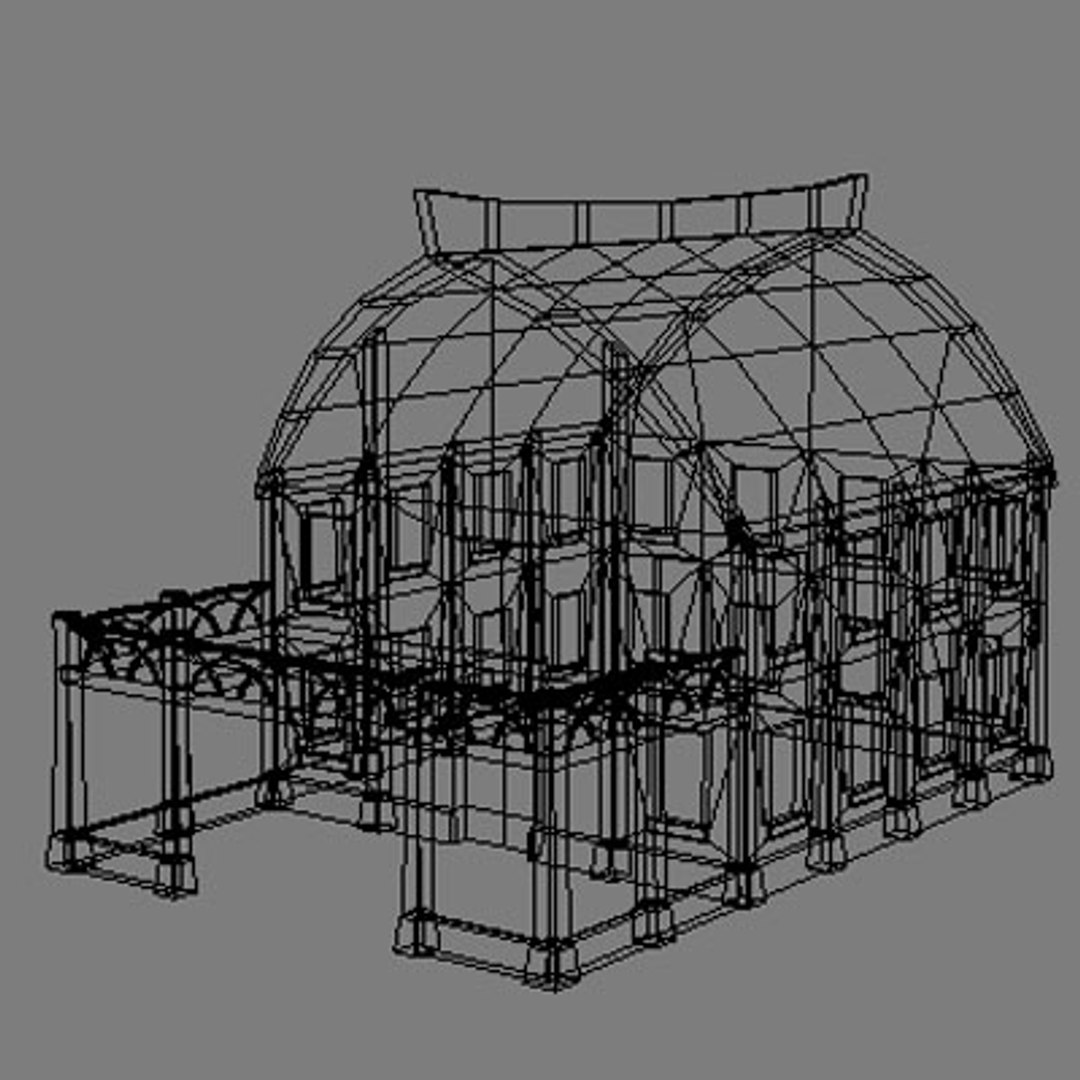 medieval fantasy buildings 3d model