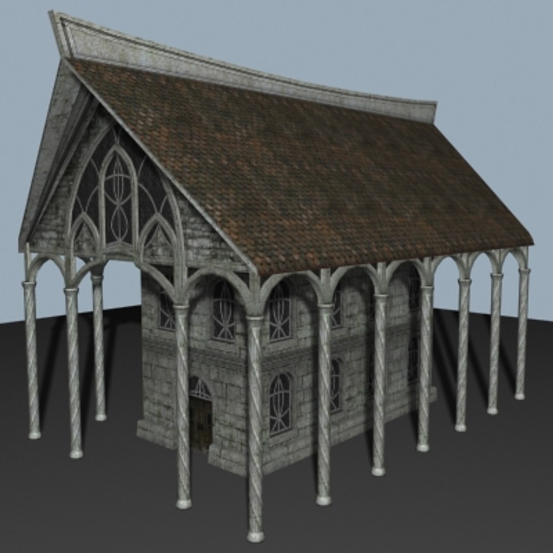 medieval fantasy buildings 3d model