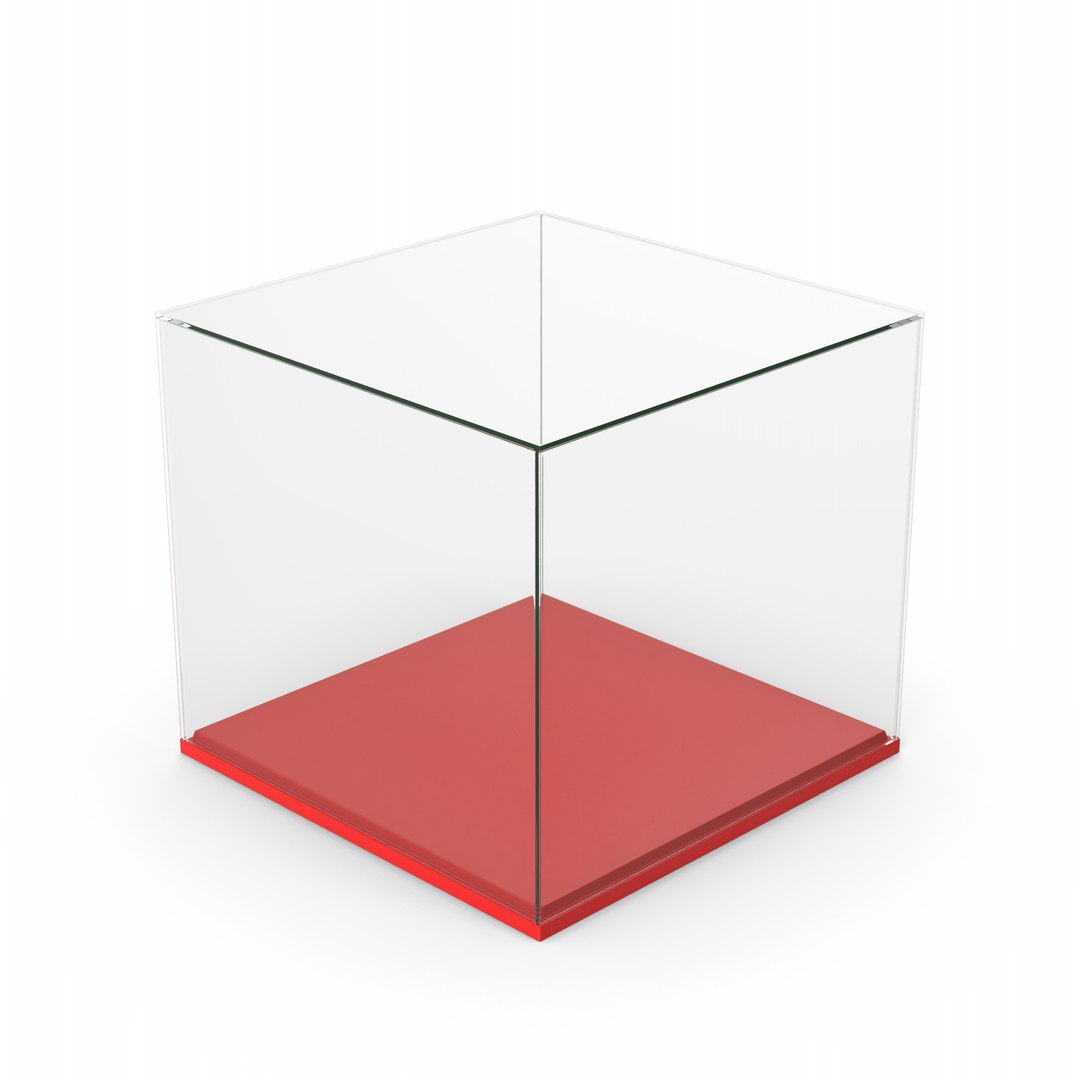 Red Display Case 3D - TurboSquid 2229086