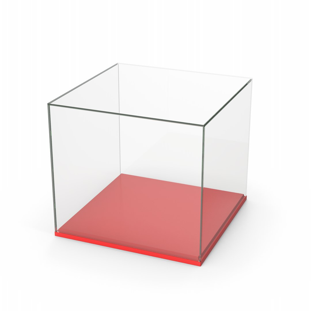 Red Display Case 3D - TurboSquid 2229086
