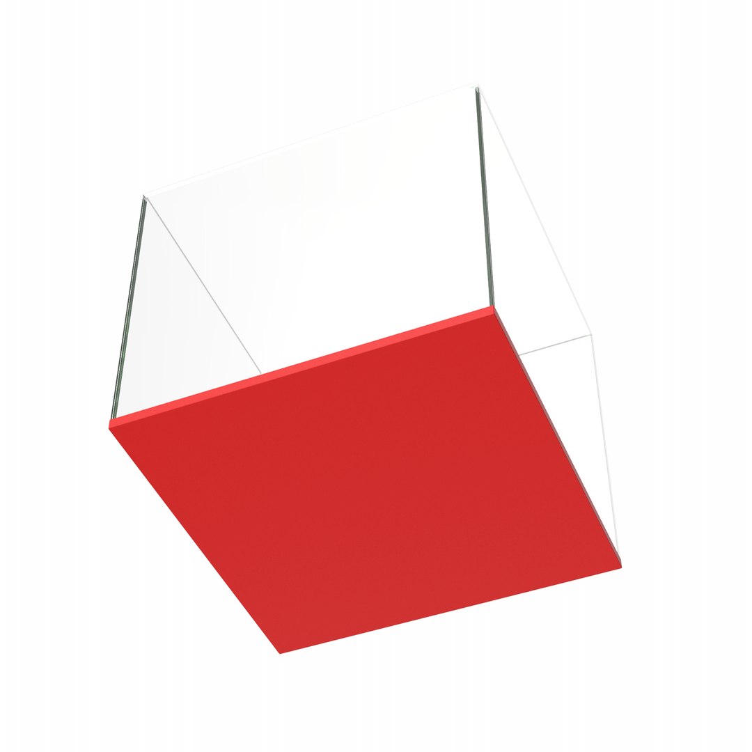 Red Display Case 3D - TurboSquid 2229086