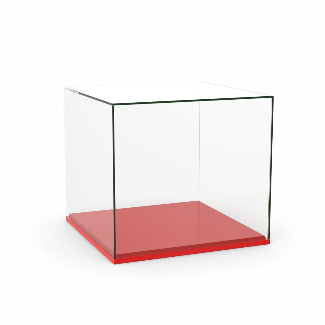 Red Display Case 3D - TurboSquid 2229086