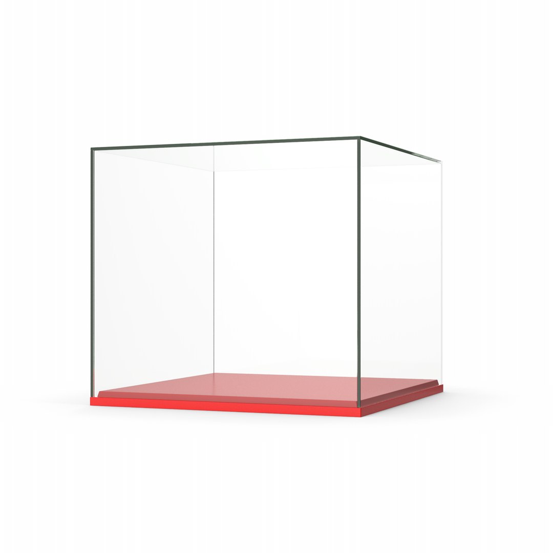 Red Display Case 3D - TurboSquid 2229086
