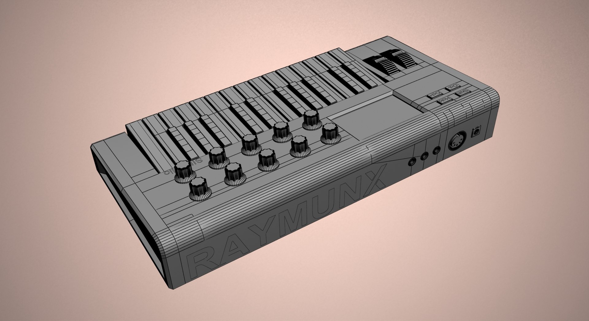 3D Synthesizer DSR - TurboSquid 2172232
