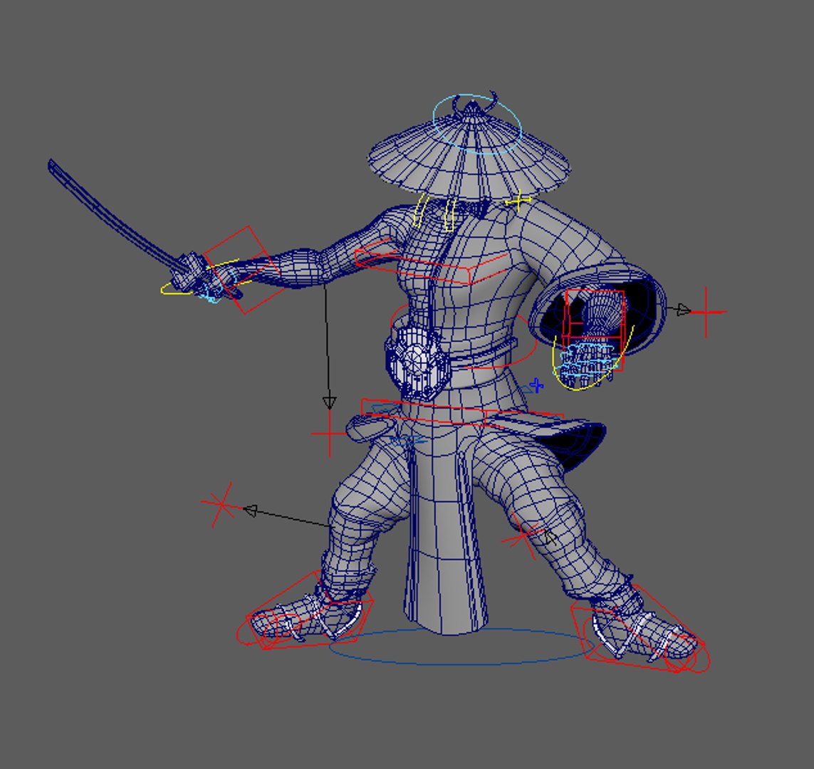 Samurai Shaolin Monk 3D Model - TurboSquid 1500473
