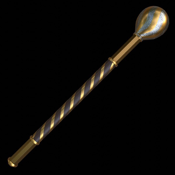modèle 3D de Cossack Ceremonial Mace Bulava - TurboSquid 2079299