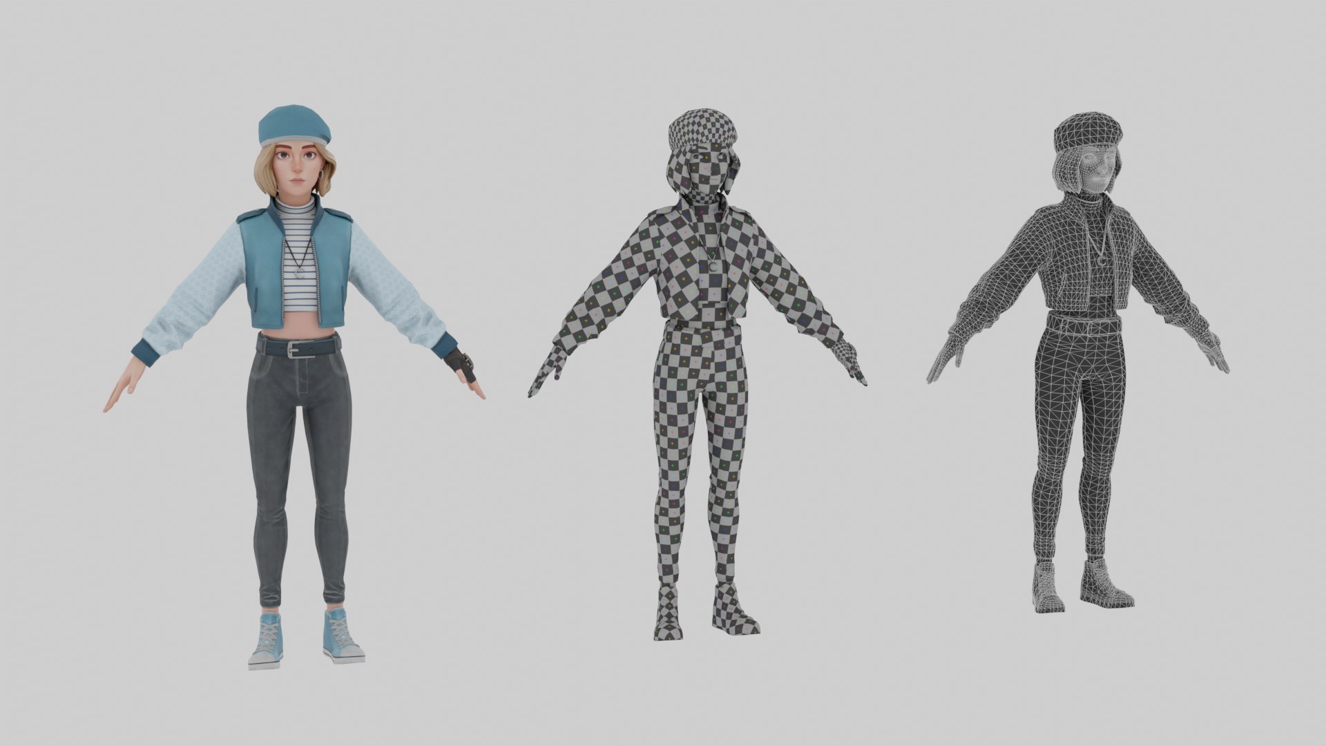 Cartoon Kate 3D - TurboSquid 2072079