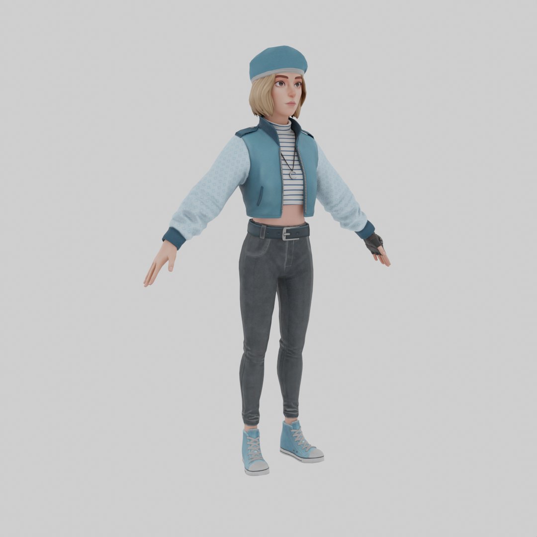 Cartoon Kate 3D - TurboSquid 2072079