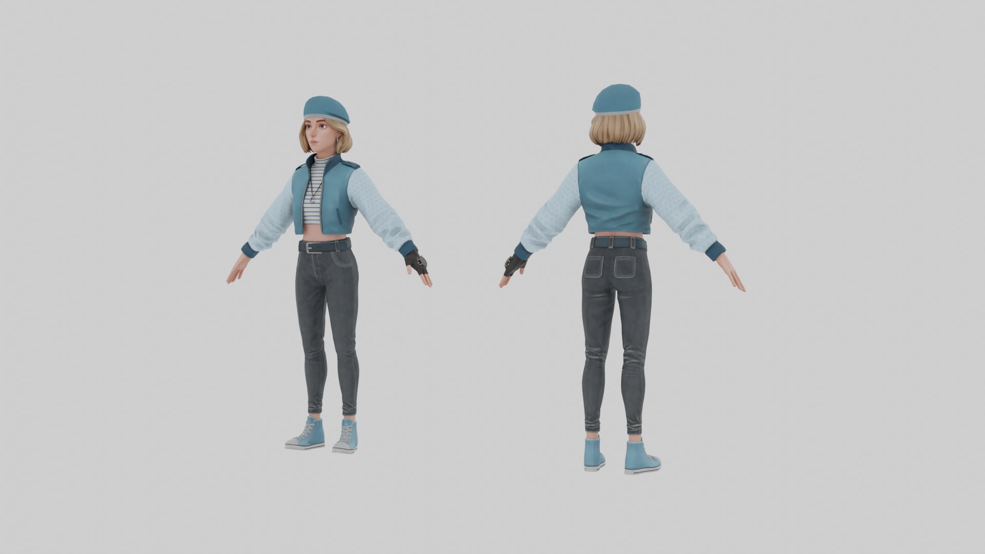 Cartoon Kate 3D - TurboSquid 2072079