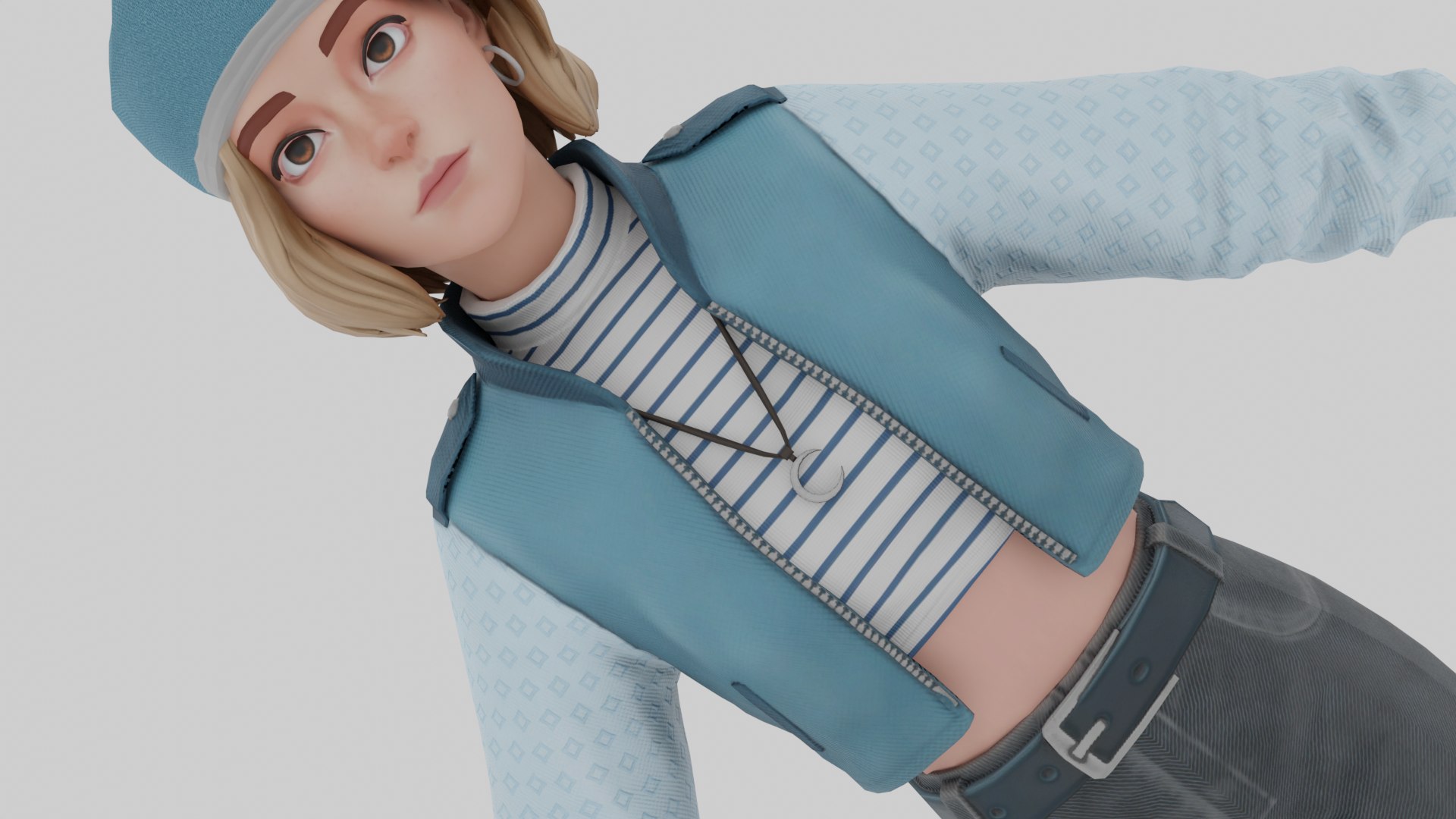 Cartoon Kate 3D - TurboSquid 2072079