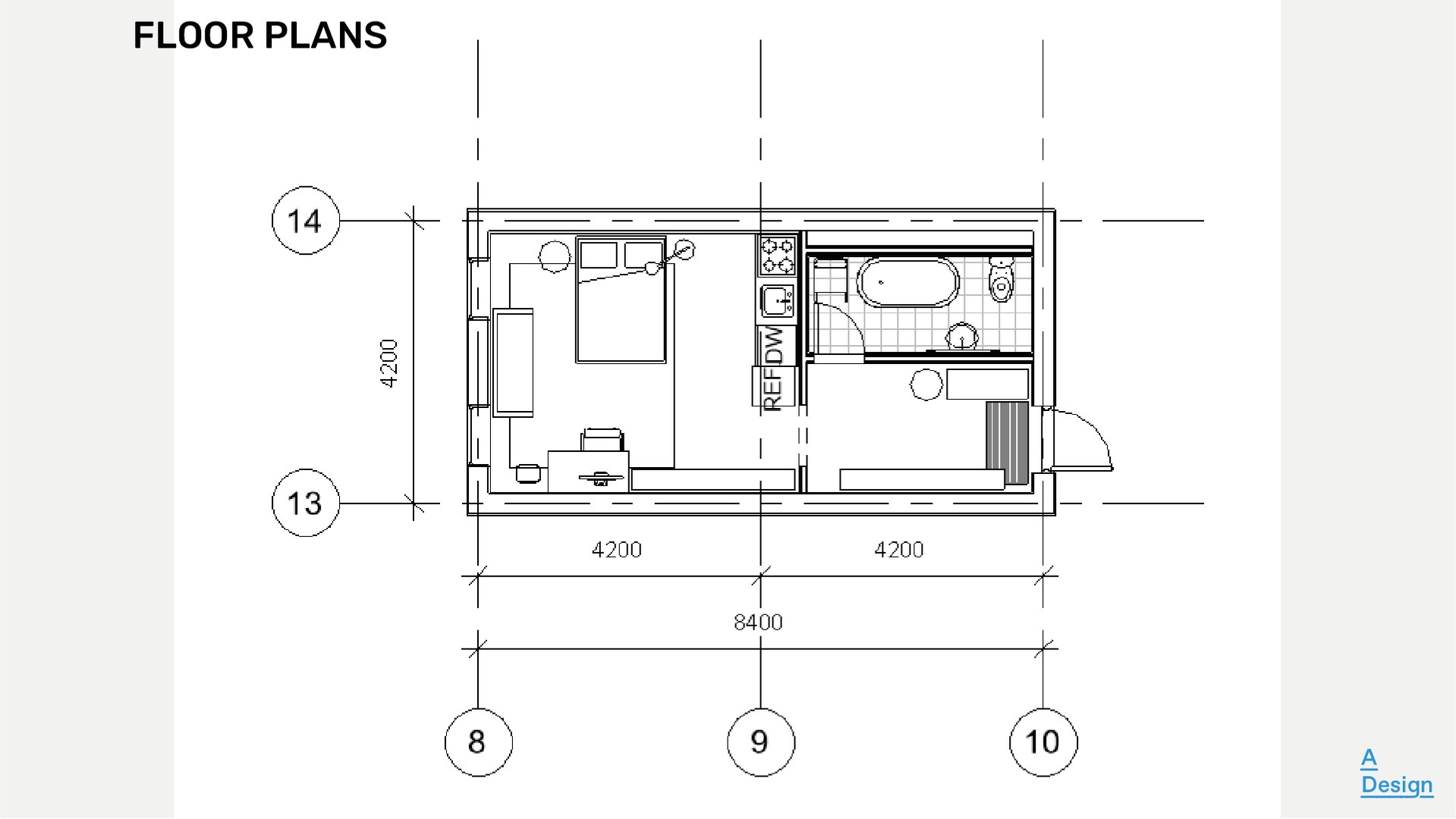 Apartment 25m2 - Revit Model 3D - TurboSquid 2017834