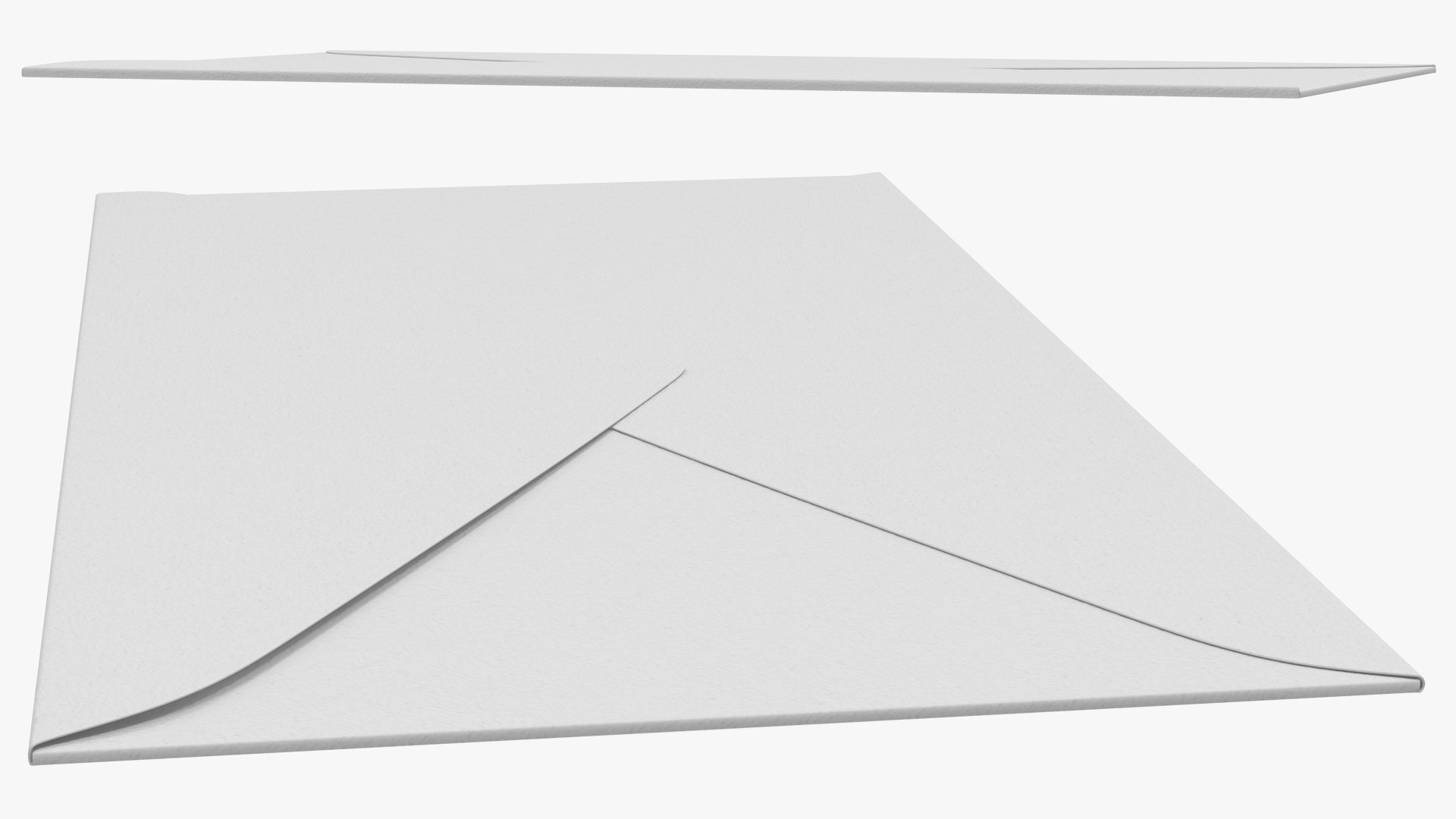 Paper Envelope Model - TurboSquid 1605306
