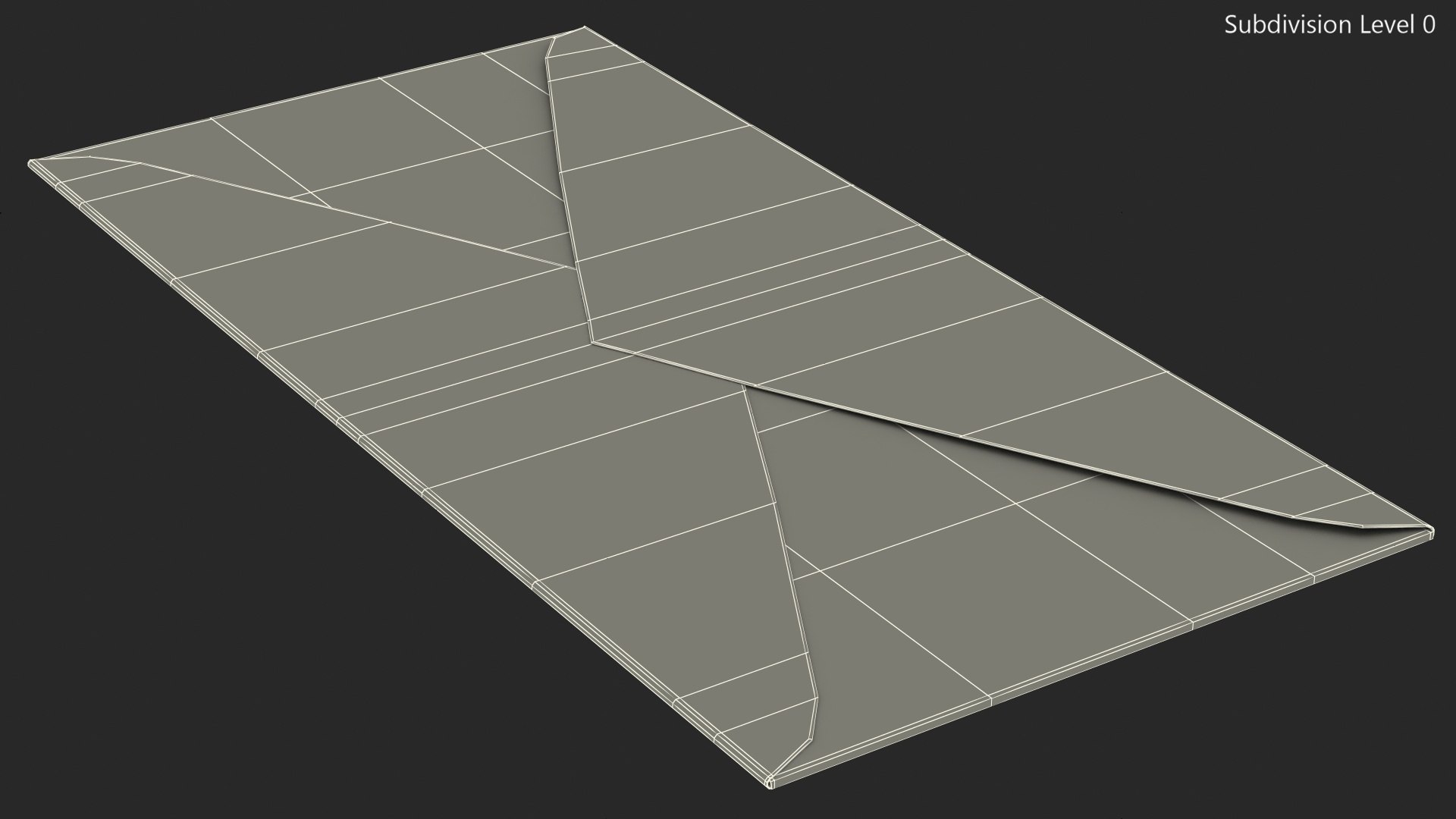 Paper Envelope Model - TurboSquid 1605306