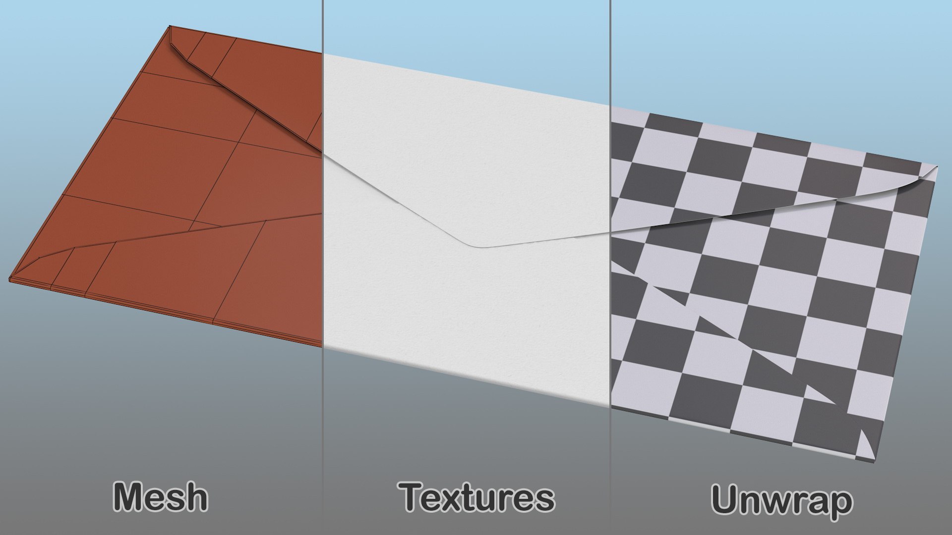 Paper Envelope Model - TurboSquid 1605306