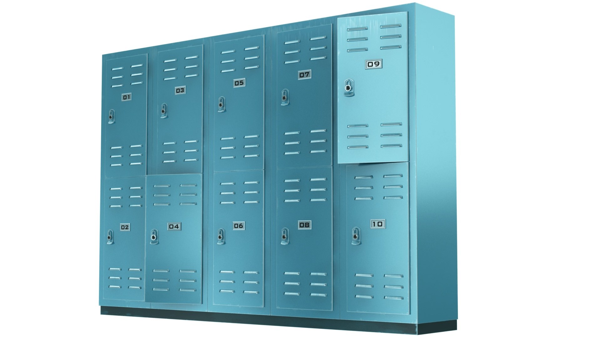 Locker Cabinet 3D Model - TurboSquid 2283206