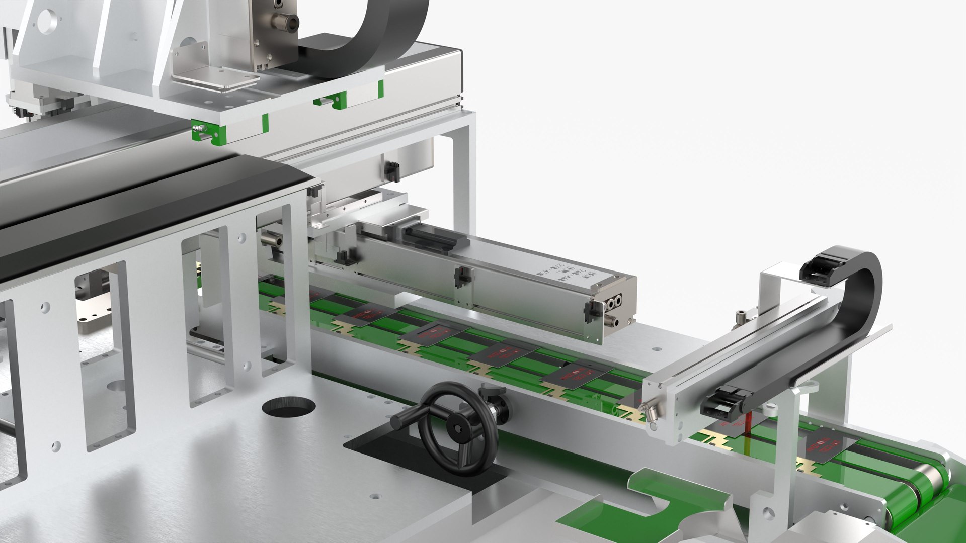 Automatic Mobile Phone LCD Screen Assembly Line Model - TurboSquid 2063531