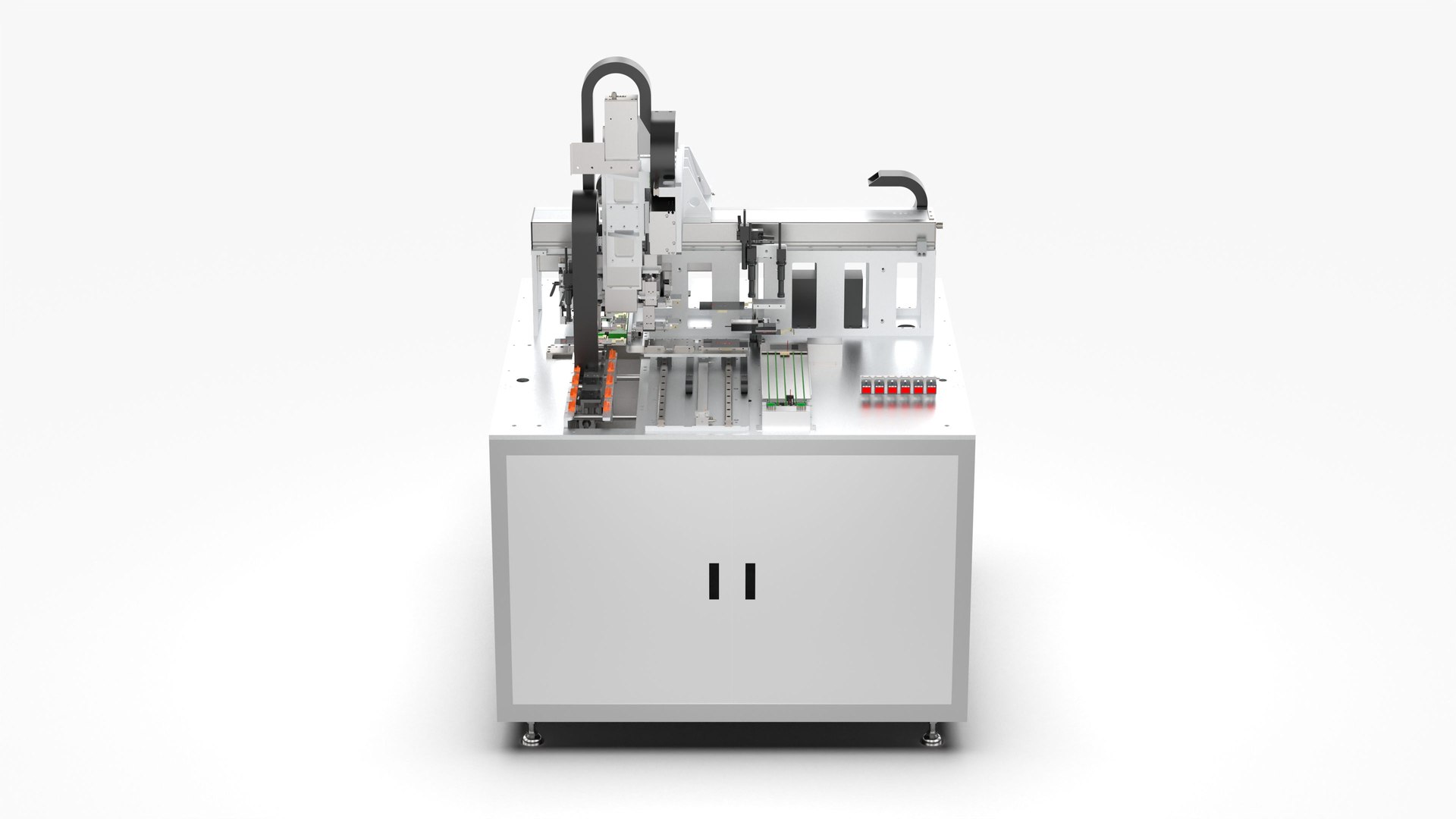 Automatic Mobile Phone LCD Screen Assembly Line Model - TurboSquid 2063531