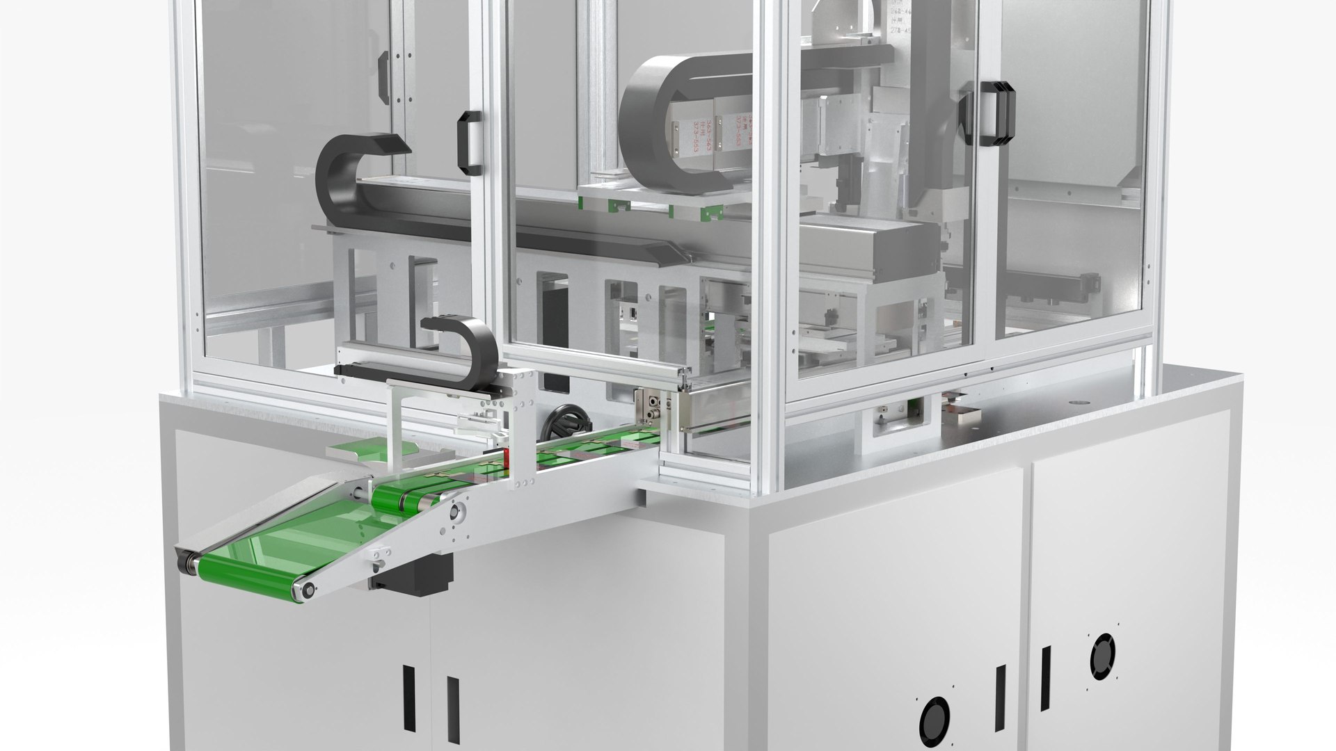 Automatic Mobile Phone LCD Screen Assembly Line Model - TurboSquid 2063531