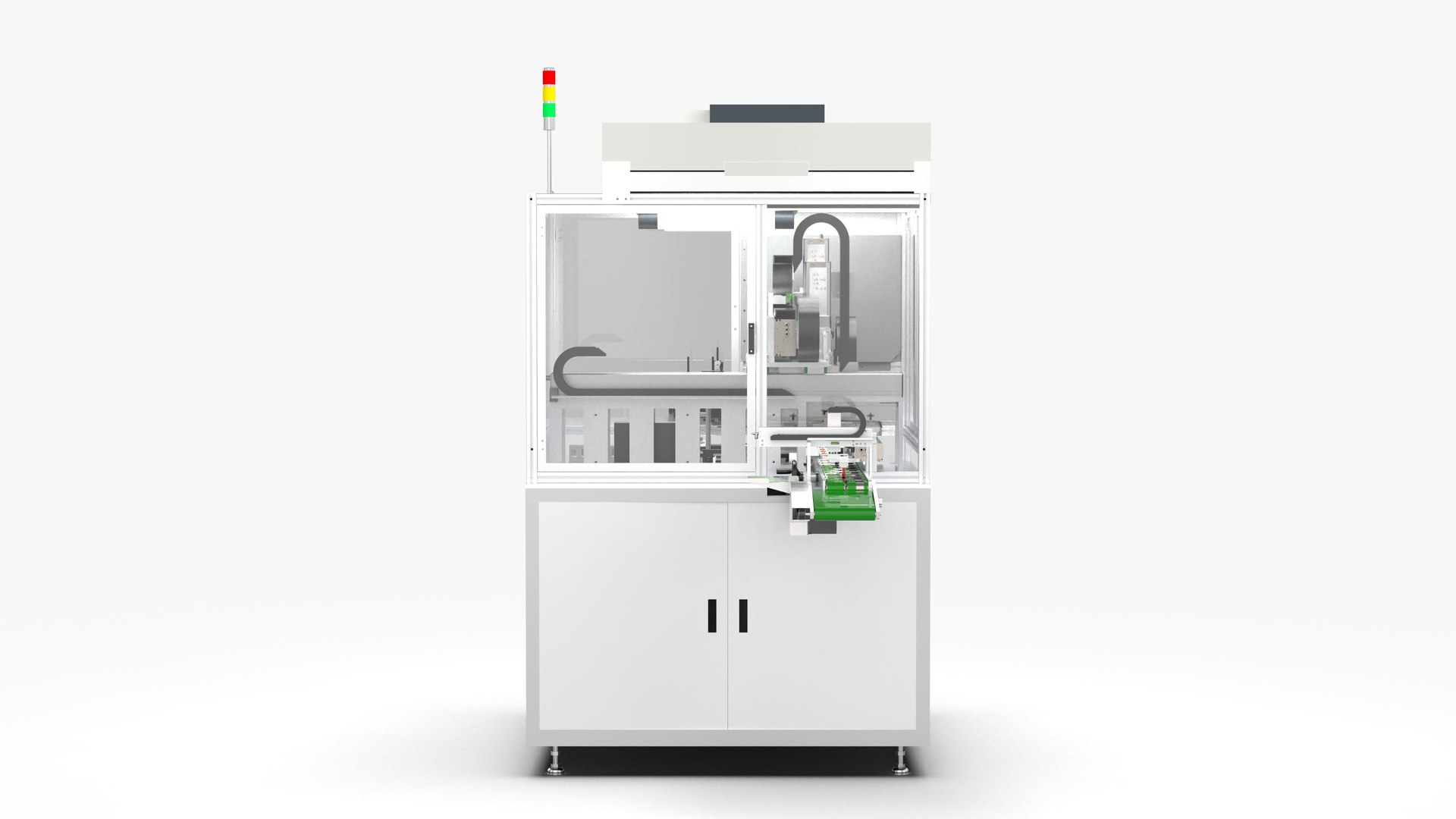 Automatic Mobile Phone LCD Screen Assembly Line Model - TurboSquid 2063531