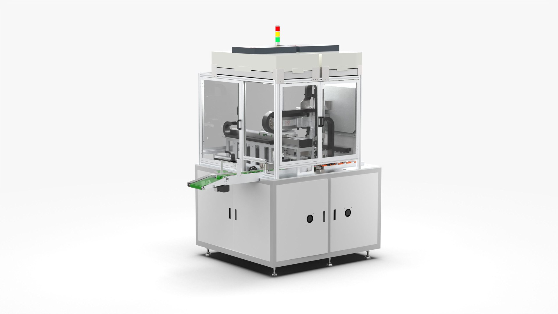 Automatic Mobile Phone LCD Screen Assembly Line Model - TurboSquid 2063531