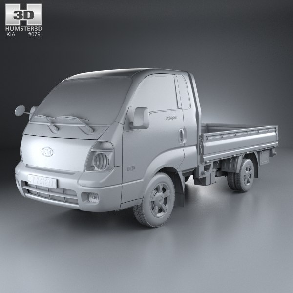 Kia Bongo (PU) 픽업 2004 3D 모델 - TurboSquid 1258627