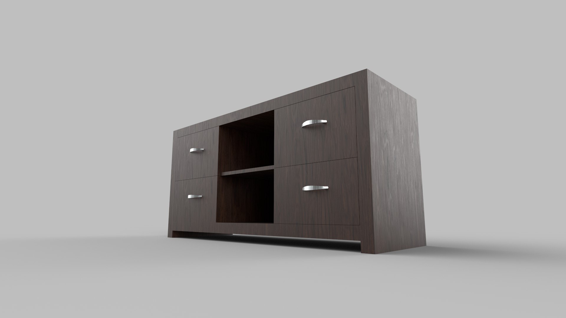 Tv Console 3D Model - TurboSquid 2089526