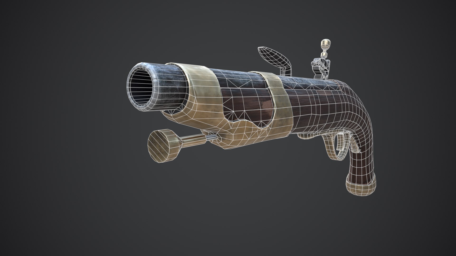 Medieval Pistol 3D Model - TurboSquid 2131715