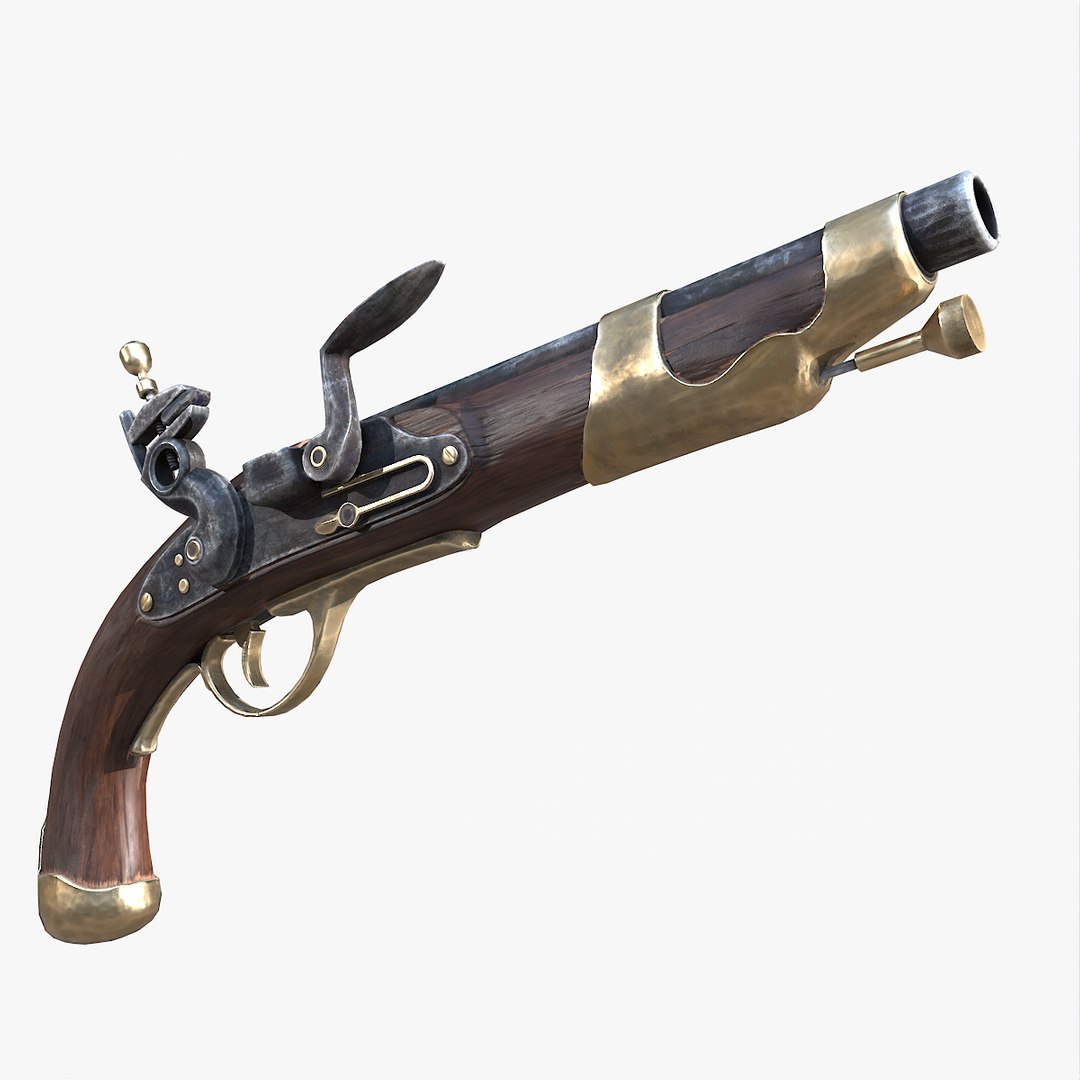 Medieval Pistol 3D Model - TurboSquid 2131715