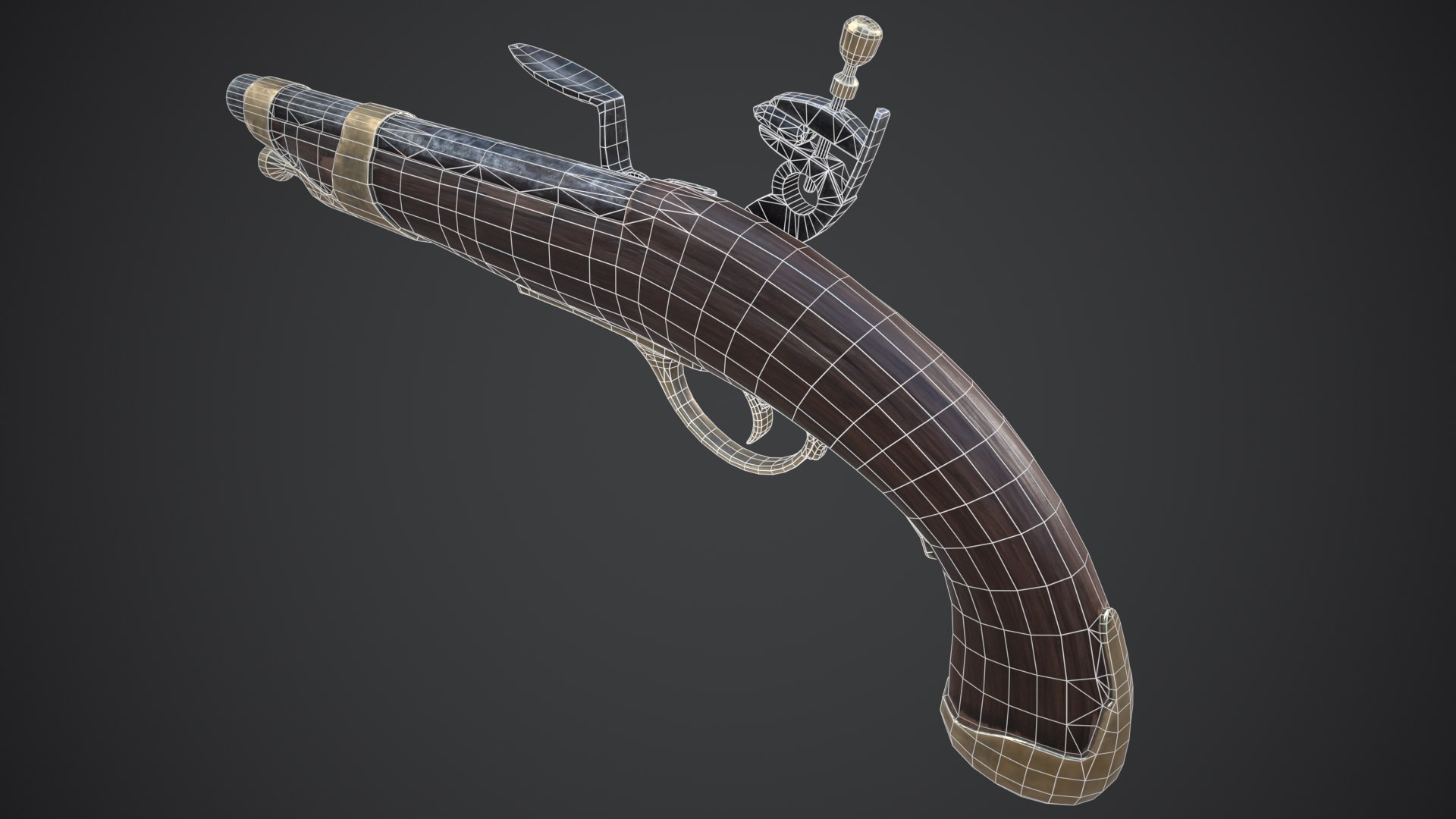 Medieval Pistol 3D Model - TurboSquid 2131715