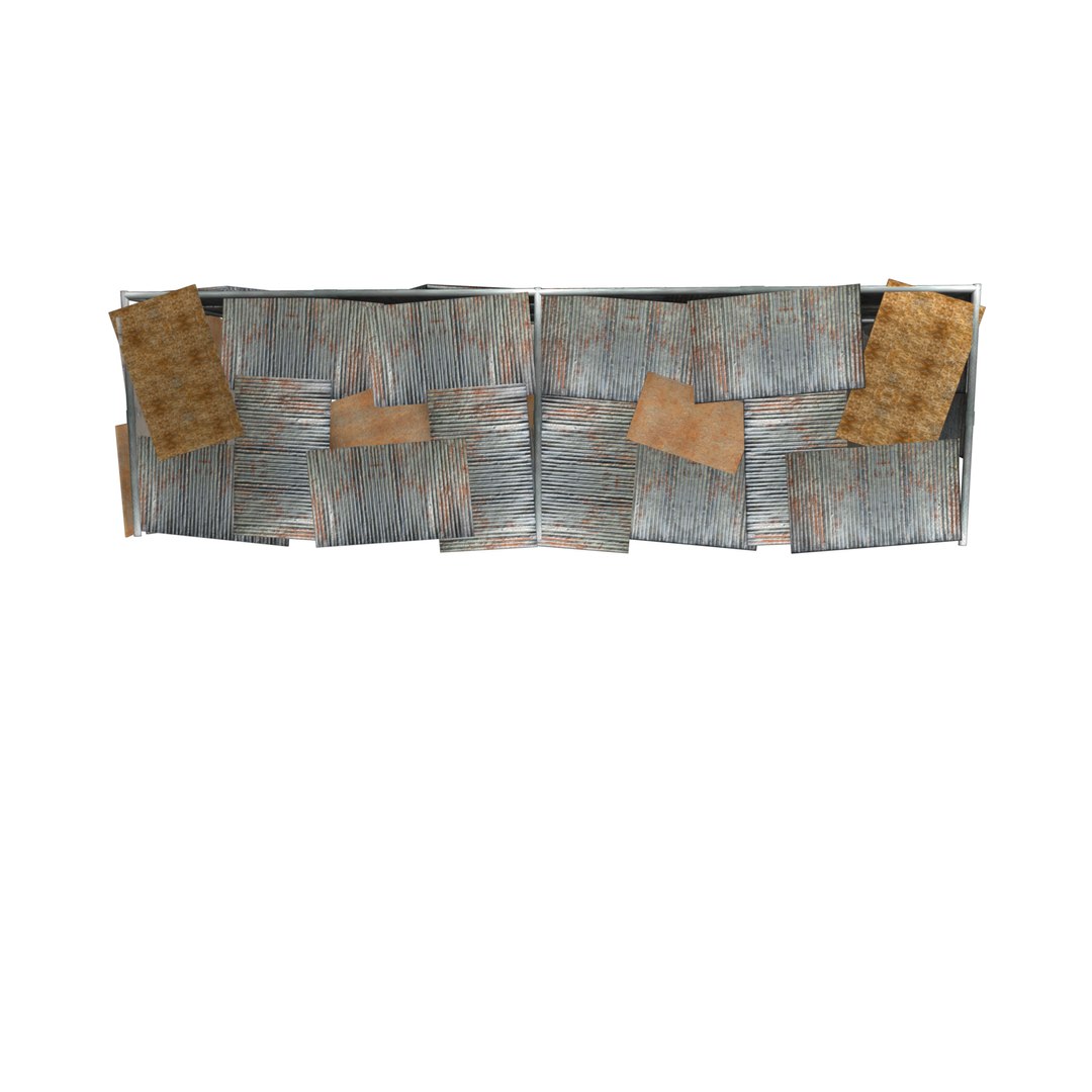 3d Slum Triple Shack