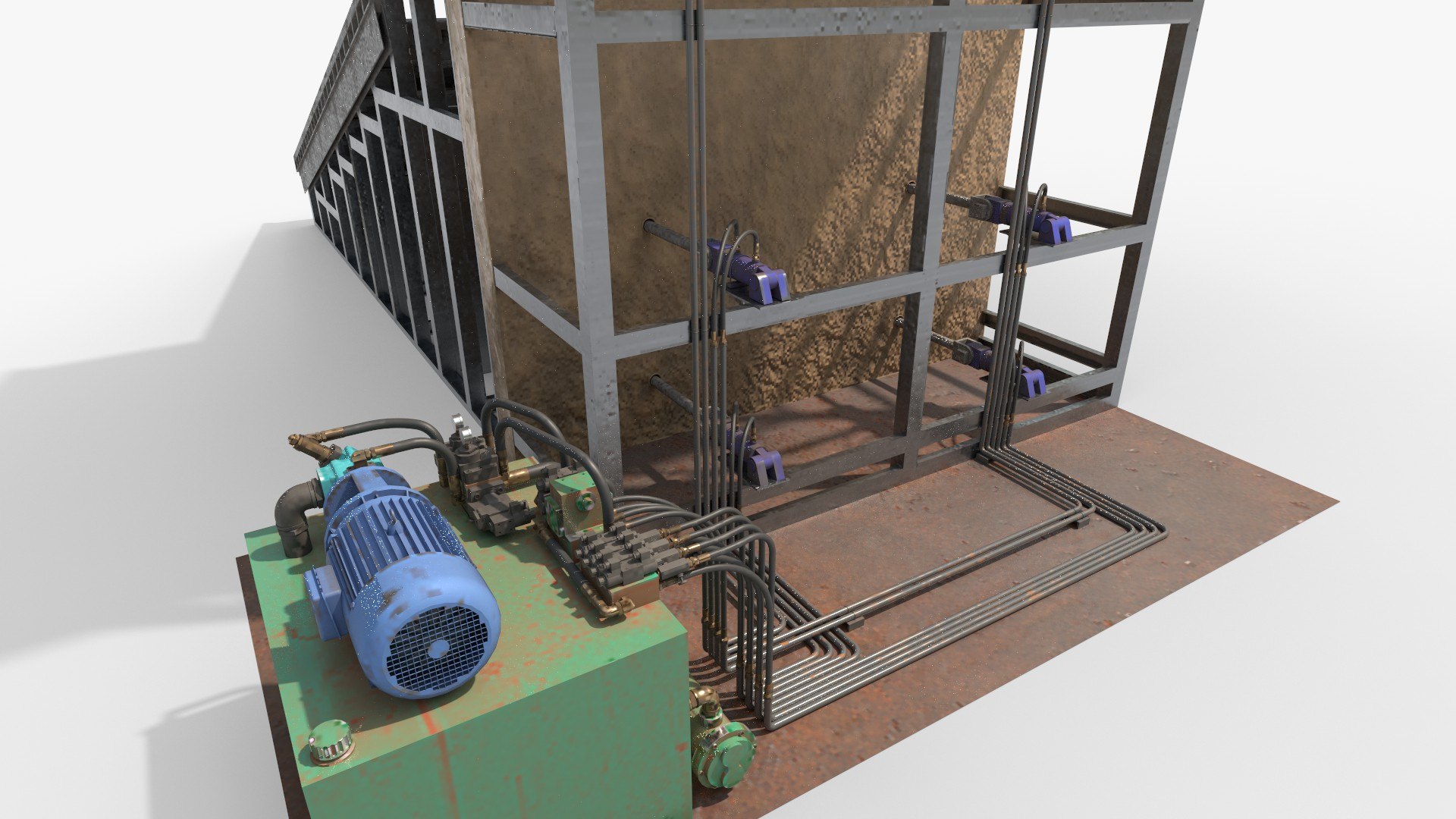 3D Step Grate Stoker Model - TurboSquid 1988953