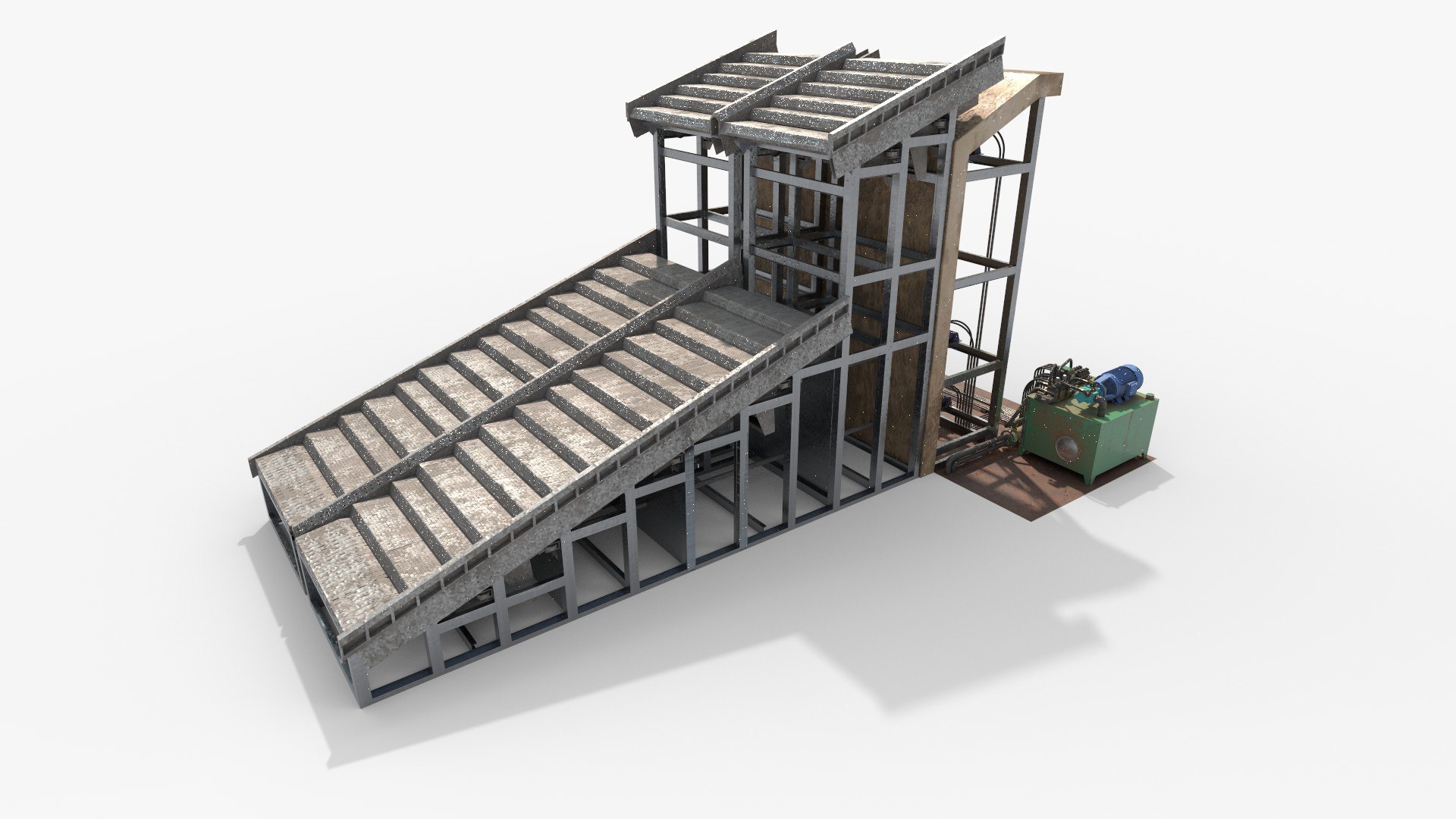 3D Step Grate Stoker Model - TurboSquid 1988953