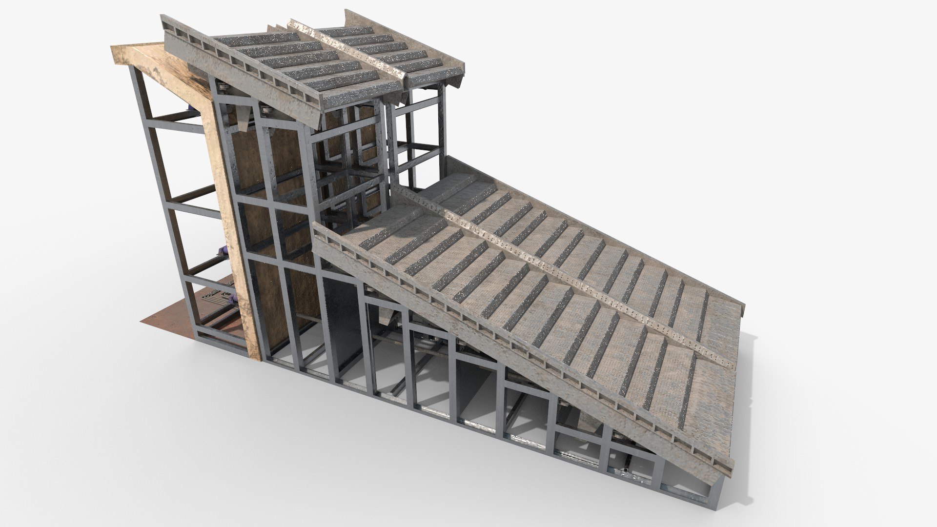 3D Step Grate Stoker Model - TurboSquid 1988953