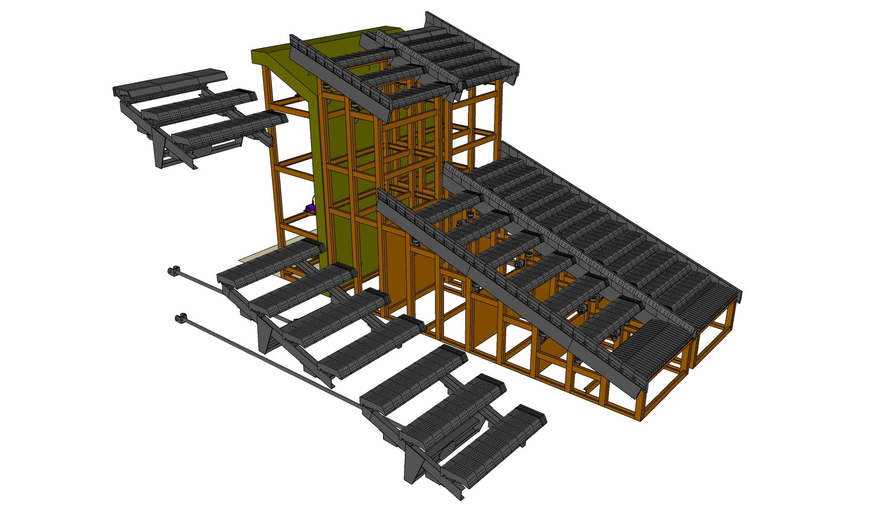 3D Step Grate Stoker Model - TurboSquid 1988953