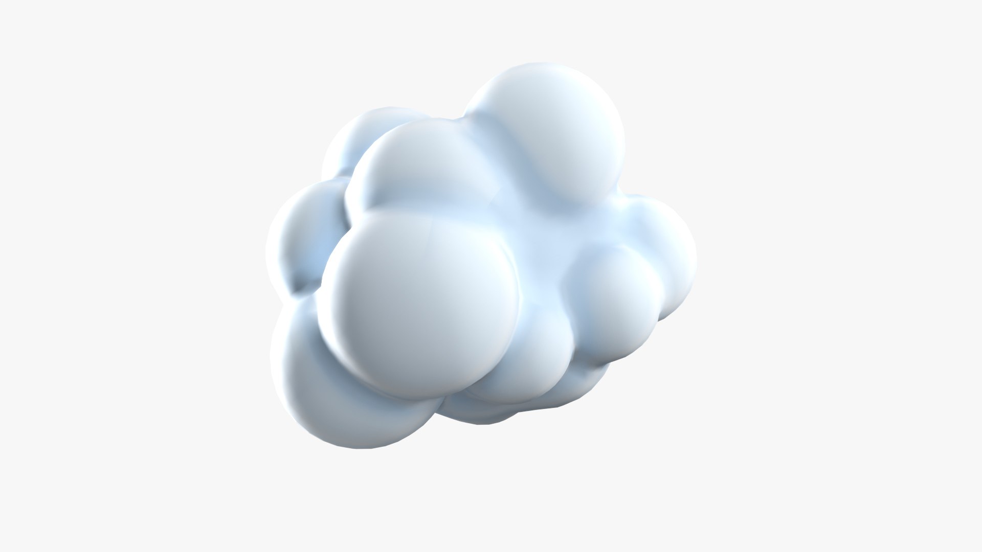 3D Model Lowpoly Clouds SET - TurboSquid 1965145