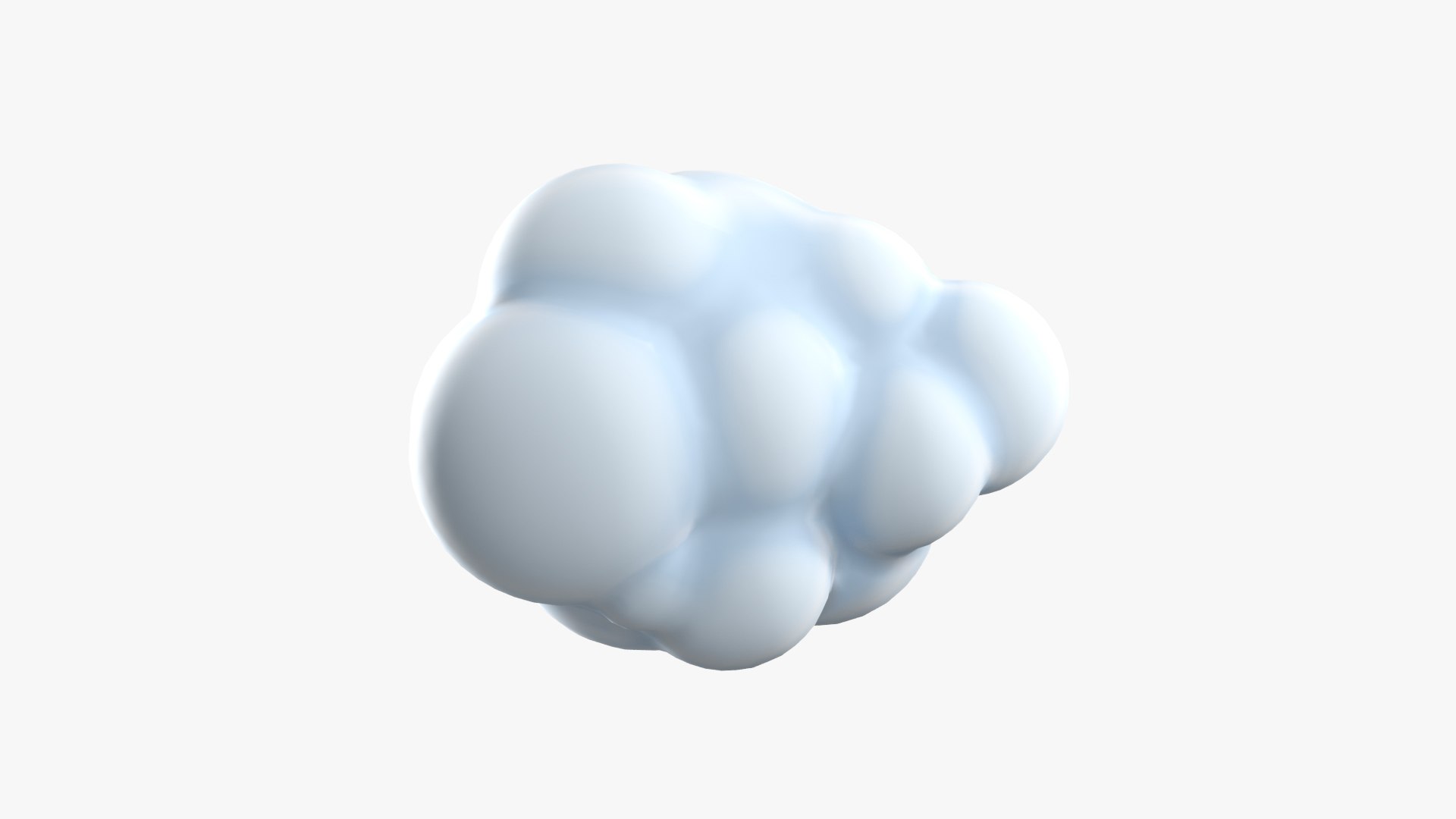 3D Model Lowpoly Clouds SET - TurboSquid 1965145