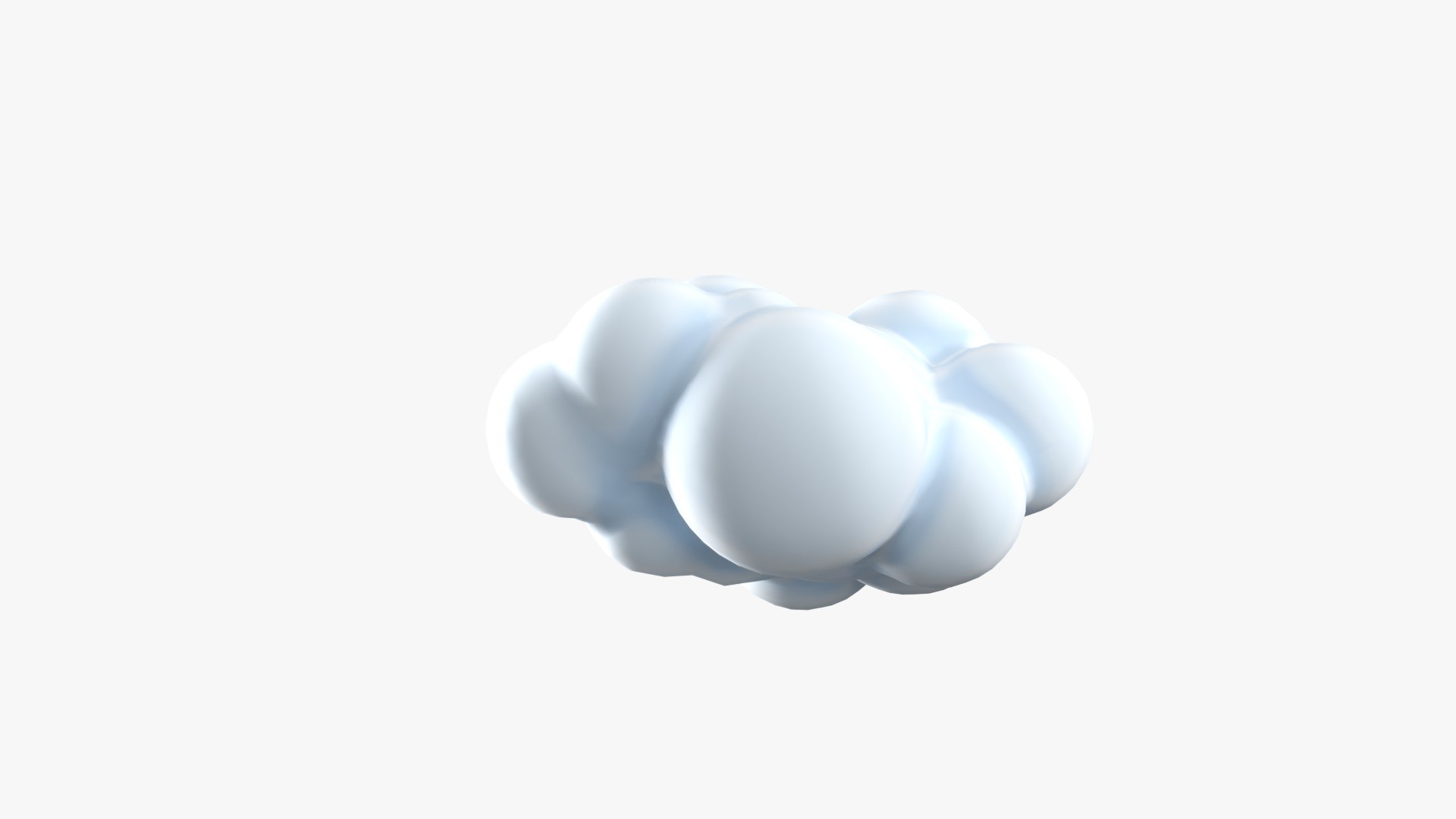 3D model Lowpoly clouds SET - TurboSquid 1965145
