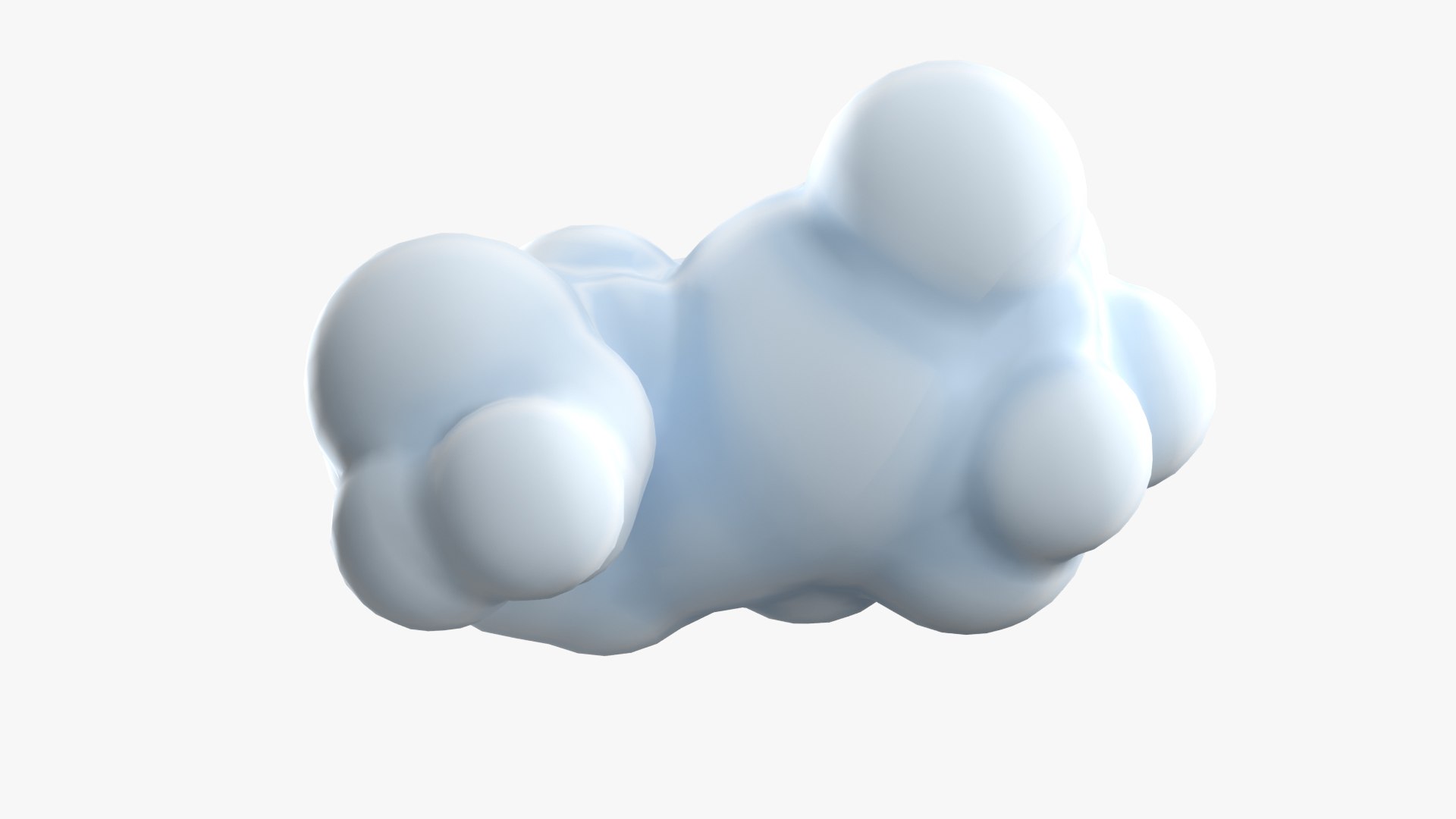3D Model Lowpoly Clouds SET - TurboSquid 1965145