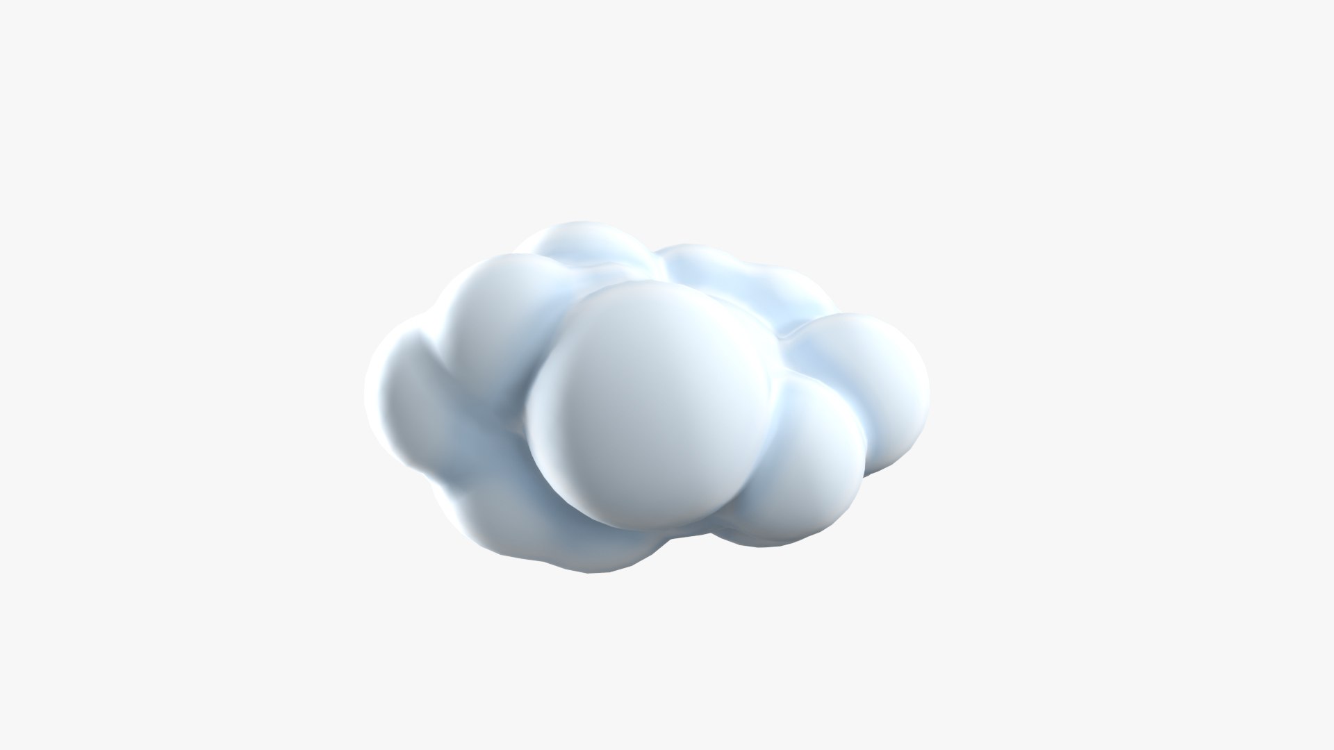 3D Model Lowpoly Clouds SET - TurboSquid 1965145